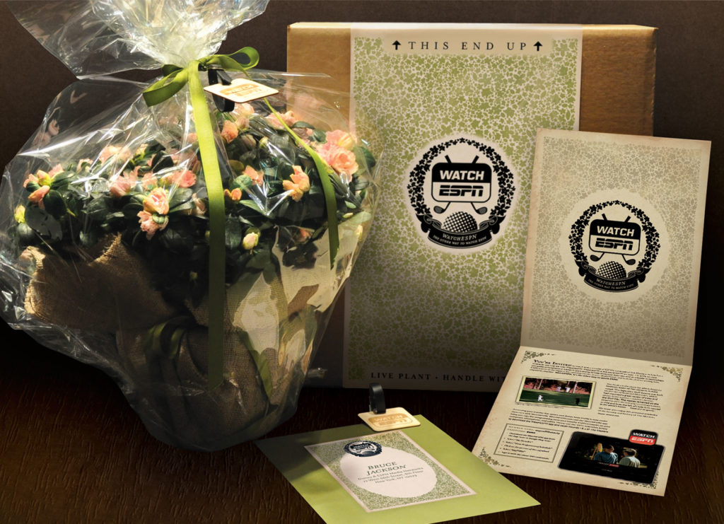 The Masters Azalea Tactile Gift Mailer | Barbour Design